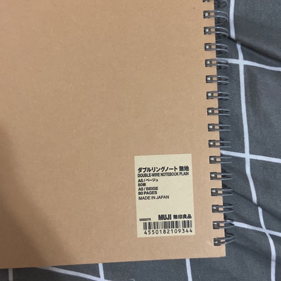 Muji | Office | Muji Double Wire Notebooks Plain Set Of 3 | Poshmark